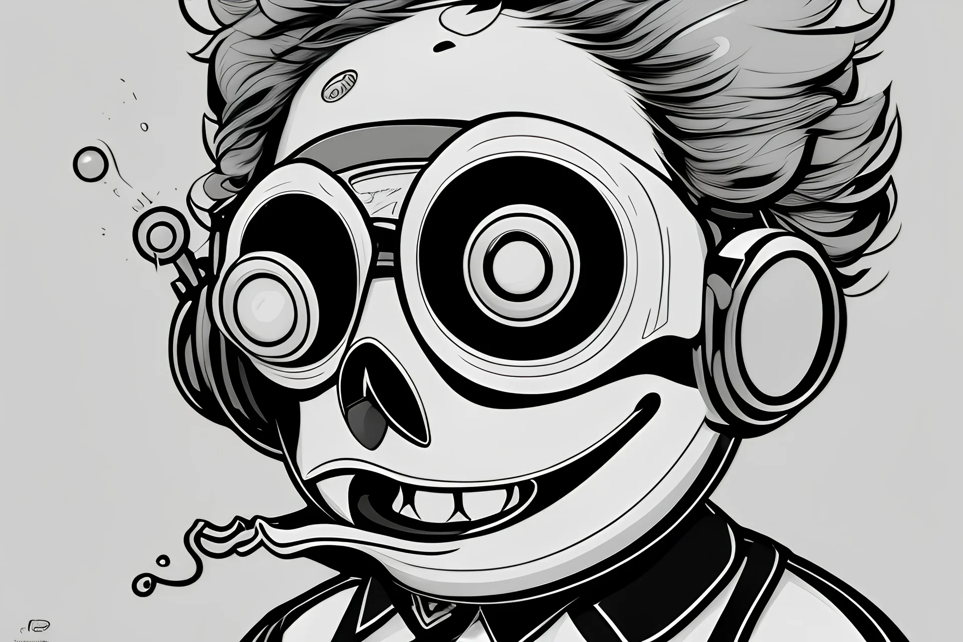 "A silly cartoon whistling character w..." | Gallery | Stablecog