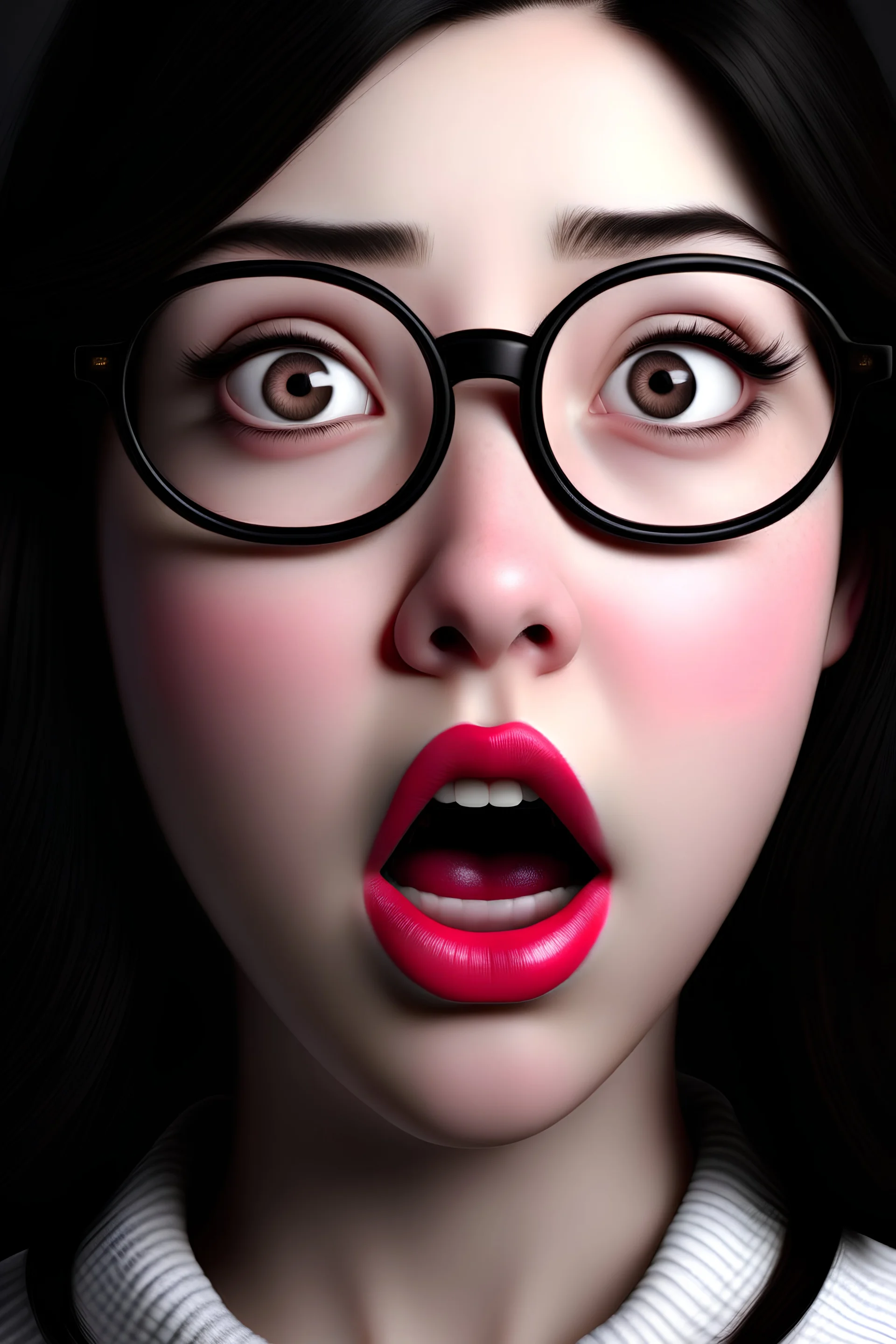 "photo-realistic, white girl with dark..." | Gallery | Stablecog