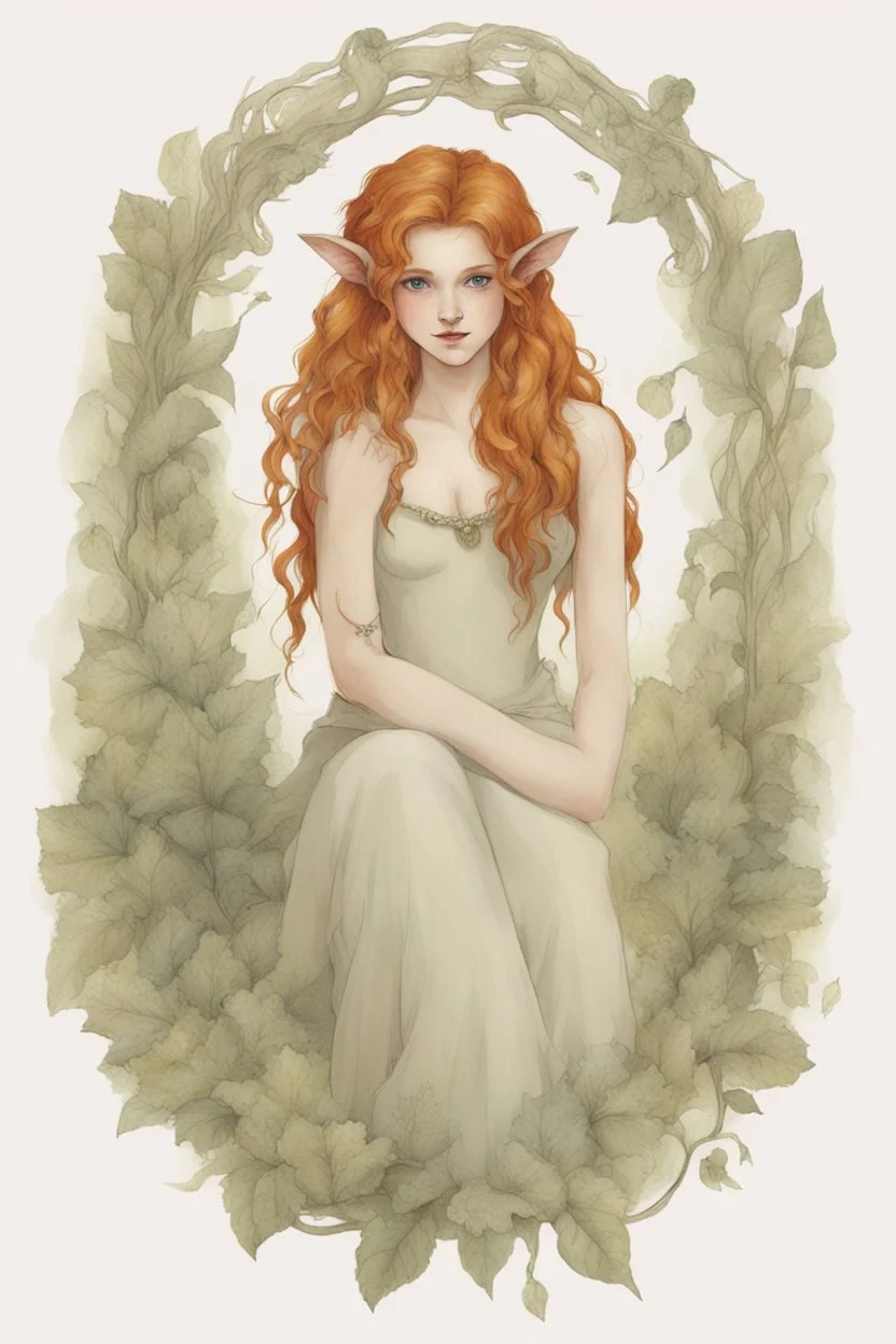 Pretty girl, aged 19, ginger, faun, satyr, fantasy... | @BronzePilgrim