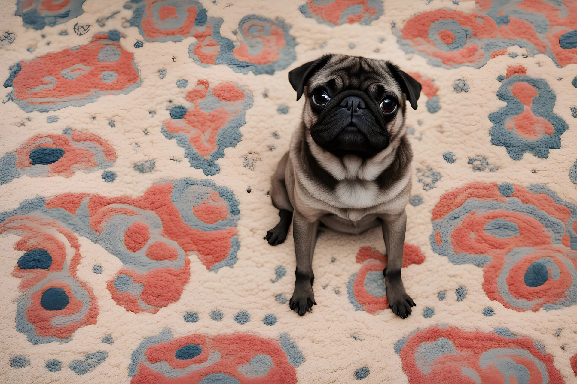 Pug on a rug | Gallery