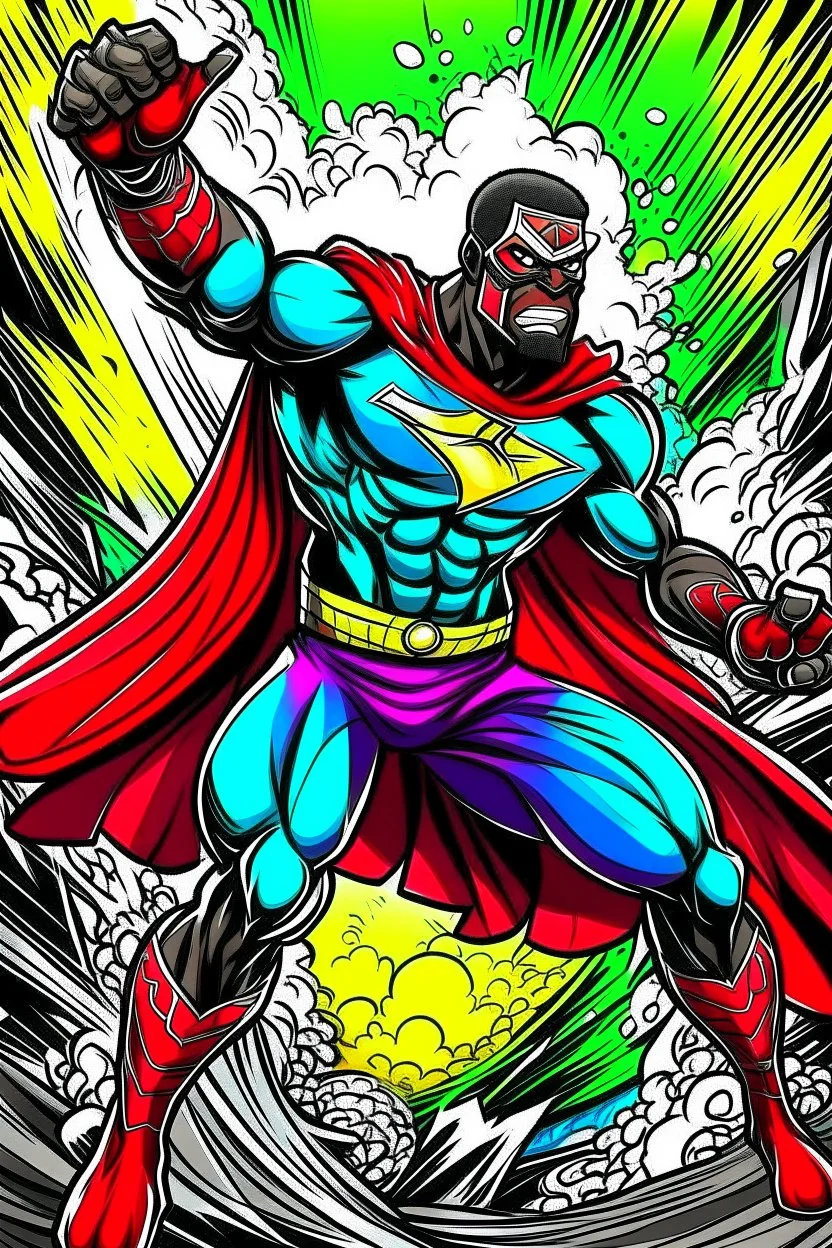 "colorful picture hand-draw of a strong b..." | @kidsbook on Stablecog