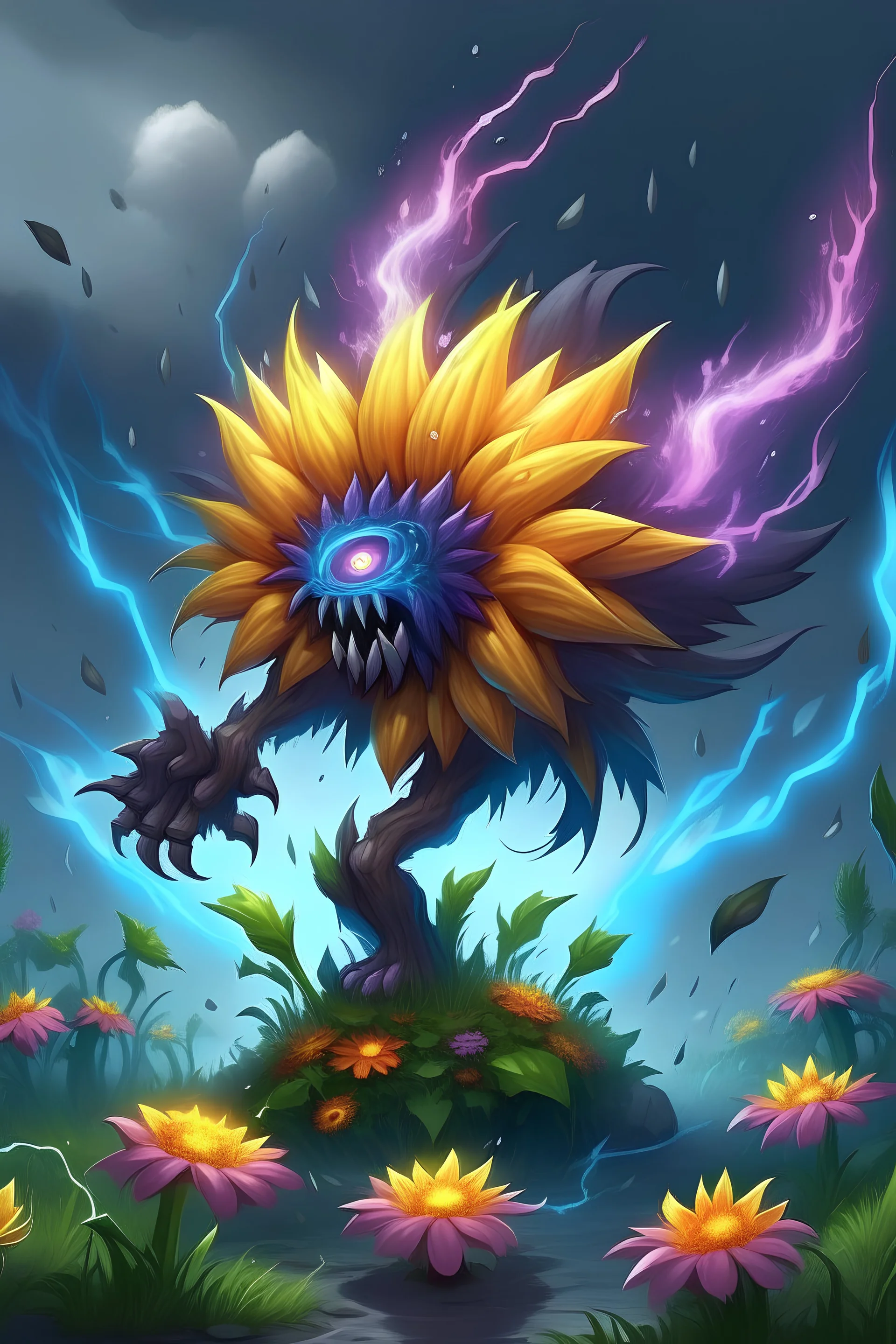 Giant lightning flower monster | Gallery