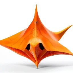"orange manta ray, made of paper, white b..." | @whatever2 on Stablecog