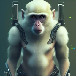 Portrait male anthro monkey dressed character full... | @hjm1mkbz54kz