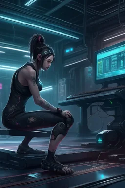 "cyberpunk workout" | @streetflowfitness on Stablecog