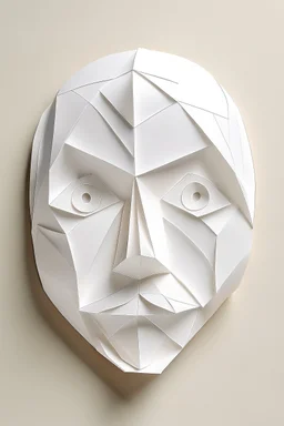 "face made out of paper inspired by cute ..." | @Baba on Stablecog